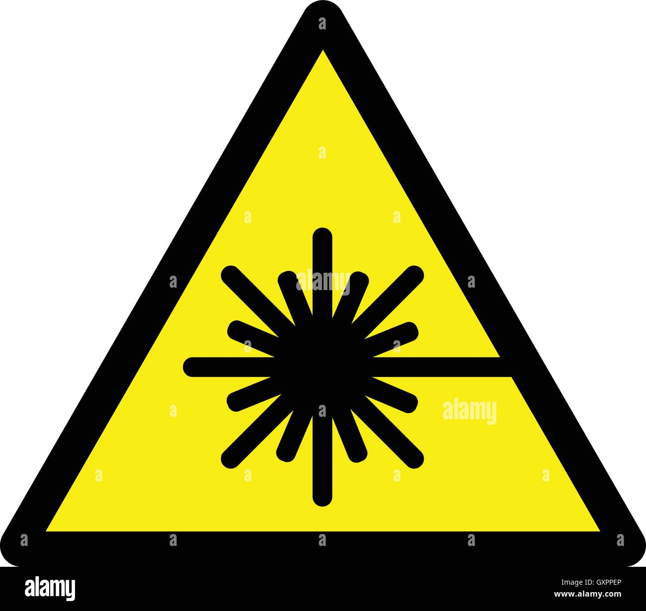 Symbol Laser Warning Sign Stockfotos & Symbol Laser Warning Sign Bilder ...