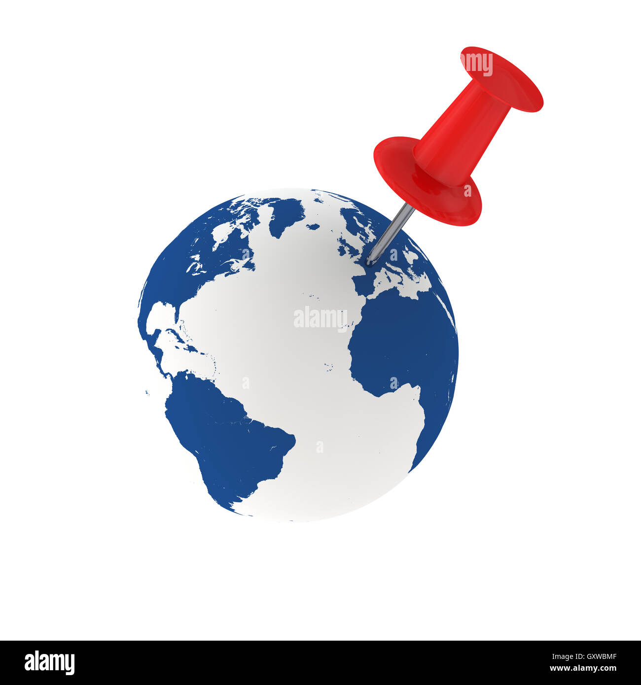 Mapa del continente de europa Ausgeschnittene Stockfotos und -bilder - Alamy