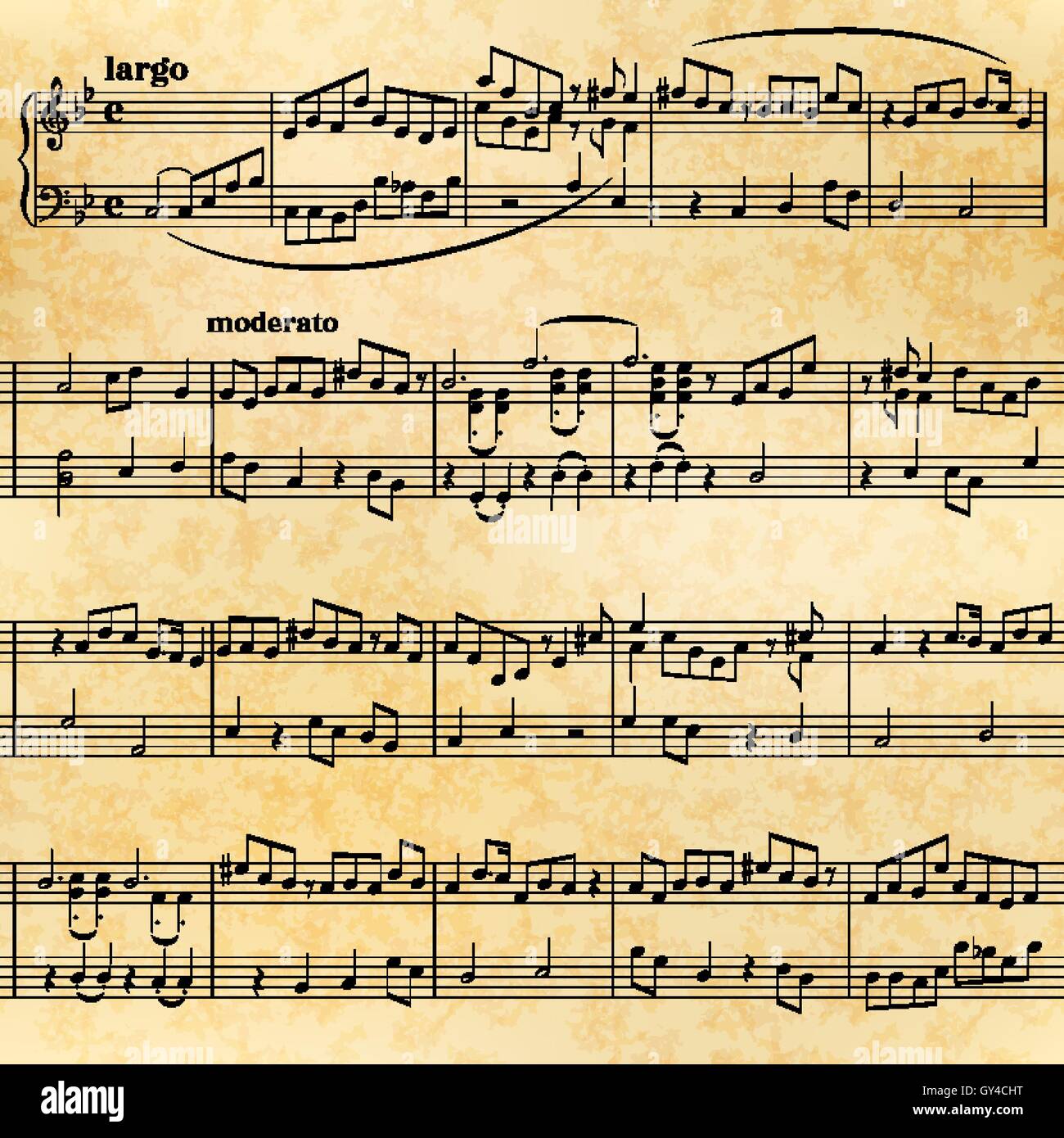 Music Notes On Paper Stockfotos & Music Notes On Paper Bilder - Alamy