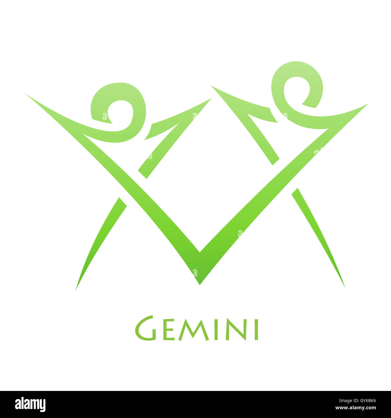 Sternzeichen Zwilling Symbol Stockfotos und -bilder Kaufen - Alamy