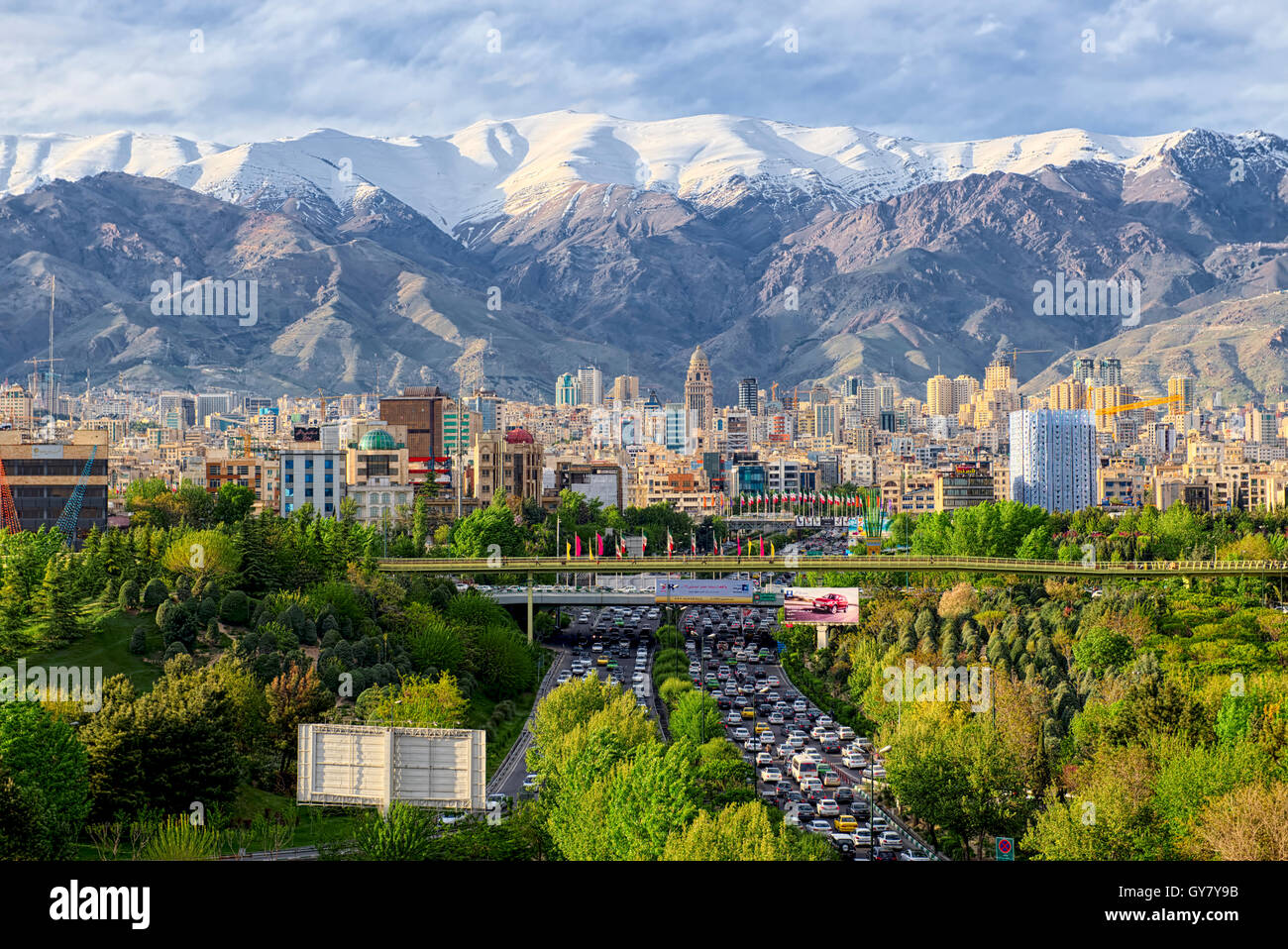 Tehran Iran Cityscape View Stockfotos und -bilder Kaufen - Alamy