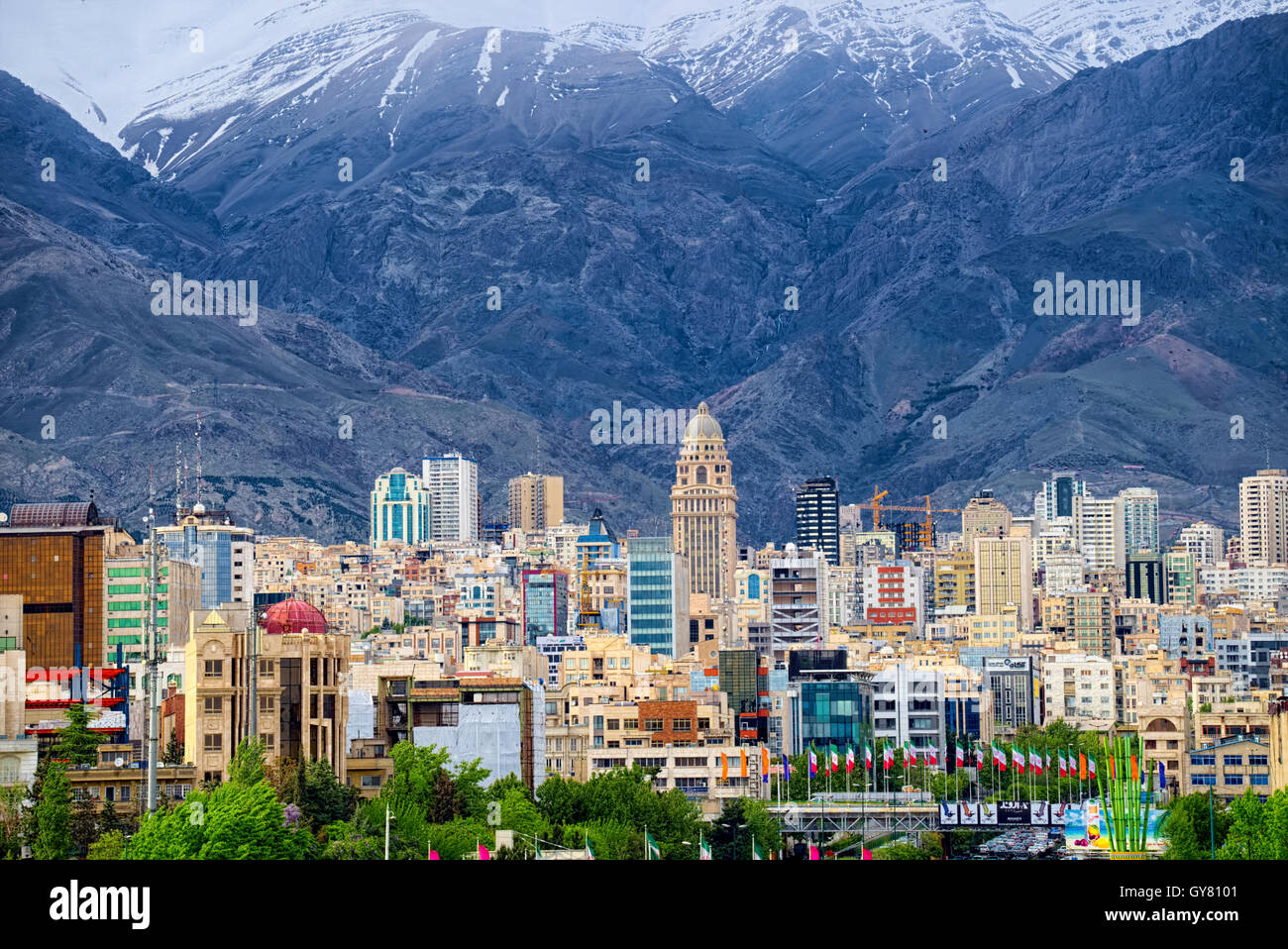 Innenstadt von Teheran Stockfotografie - Alamy