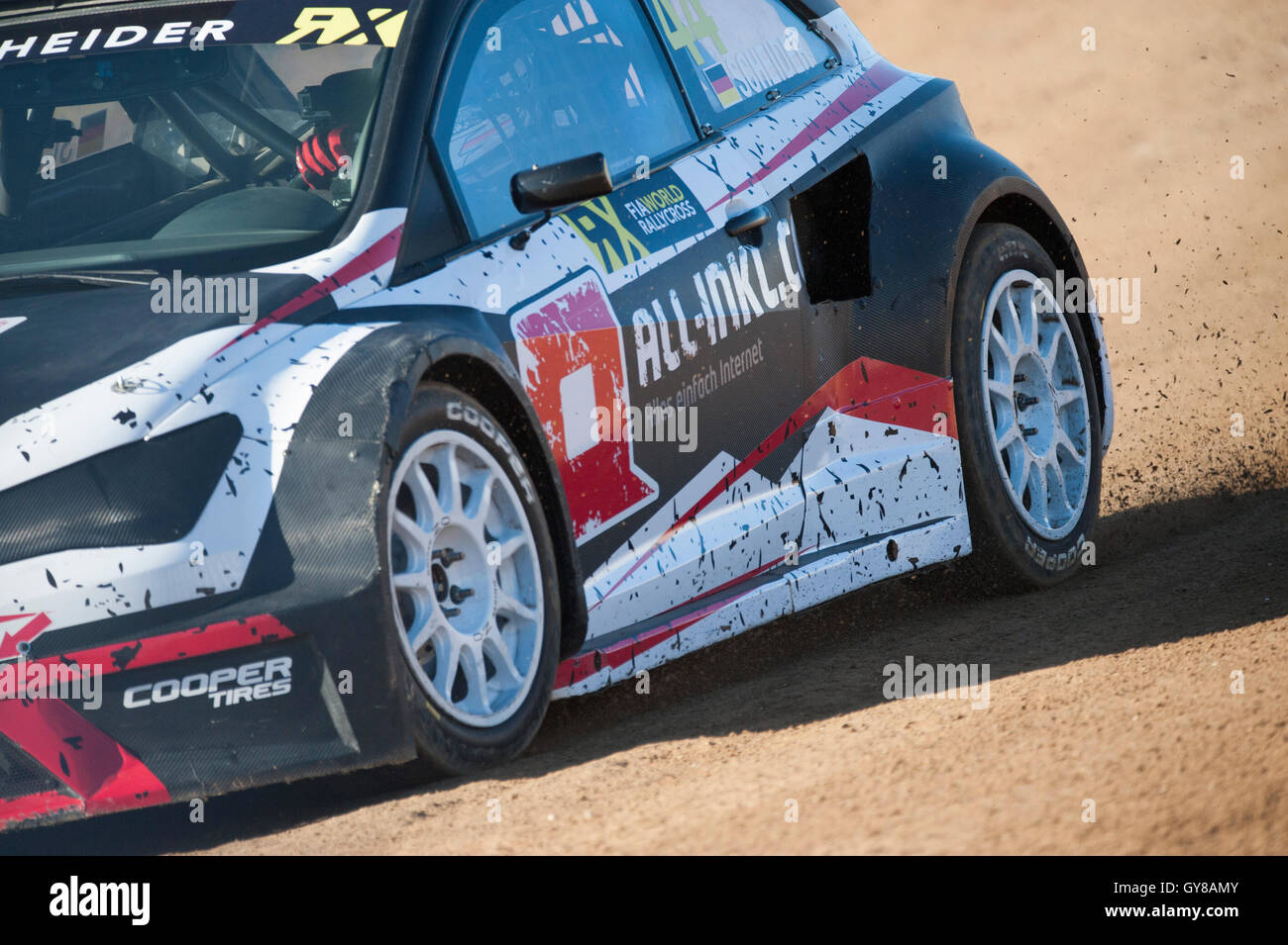 Barcelona, Spanien. 18. September 2016. Der Seat Ibiza World RX Auto ...