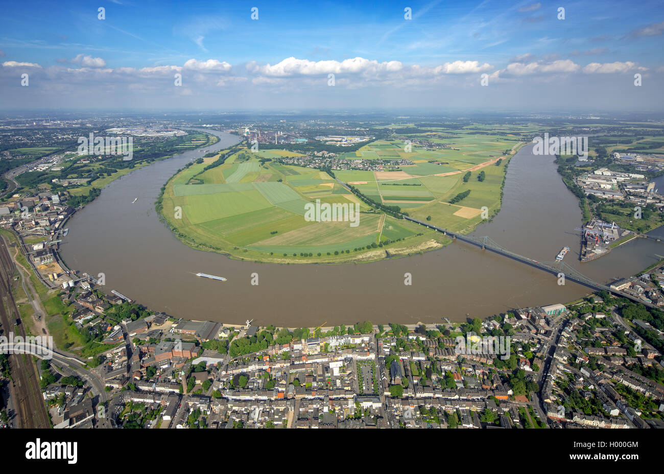 Rheinbogen bei mundelheim mit rhein -Fotos und -Bildmaterial in hoher Auflösung – Alamy