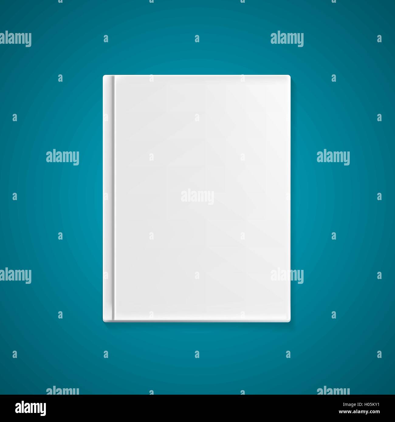 Leeres Buch Cover-Vorlage für Ihren Text oder Bilder. Vektor, Abbildung ...