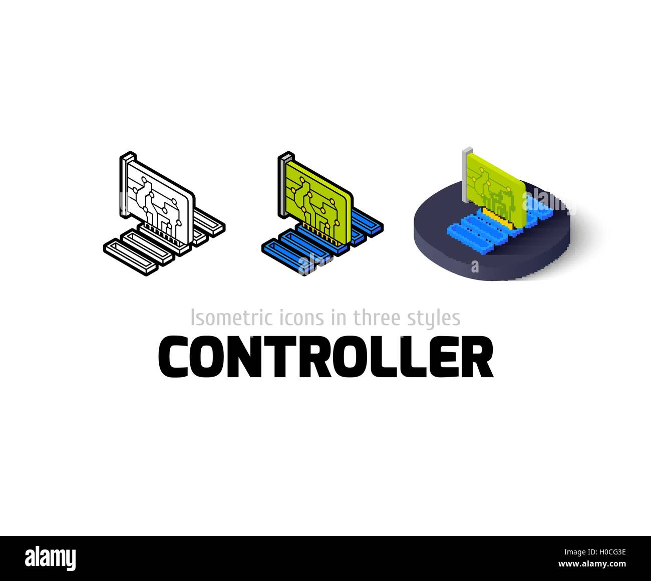 Pcb farbsymbol Stock-Vektorgrafiken kaufen - Alamy