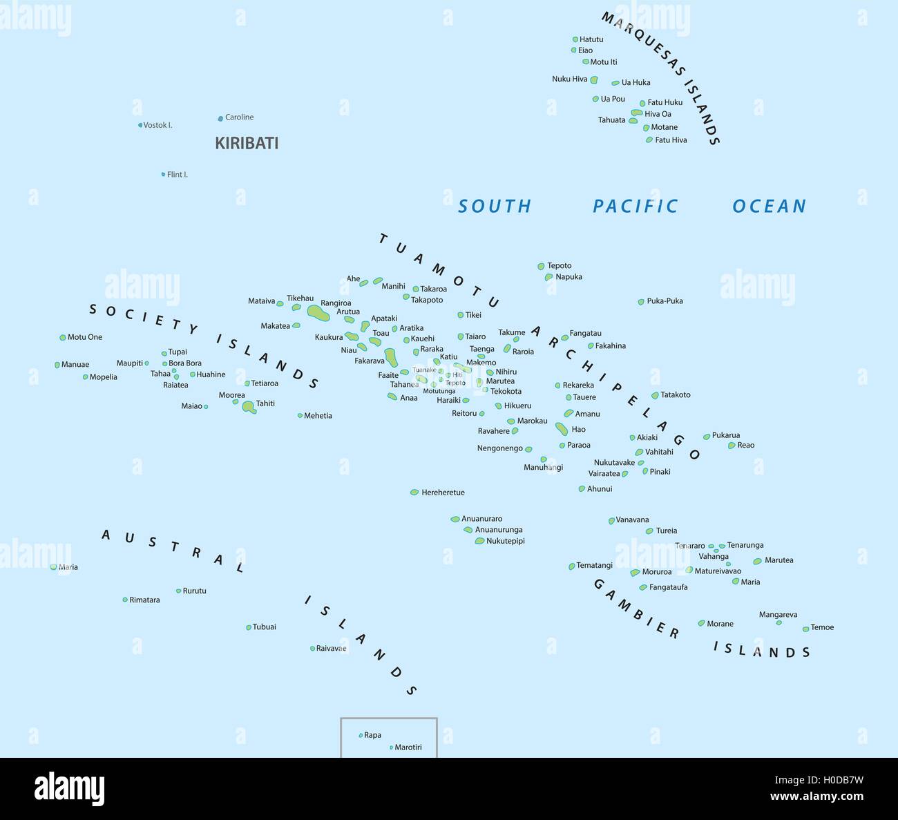 Polynesia Map Stockfotos und -bilder Kaufen - Alamy