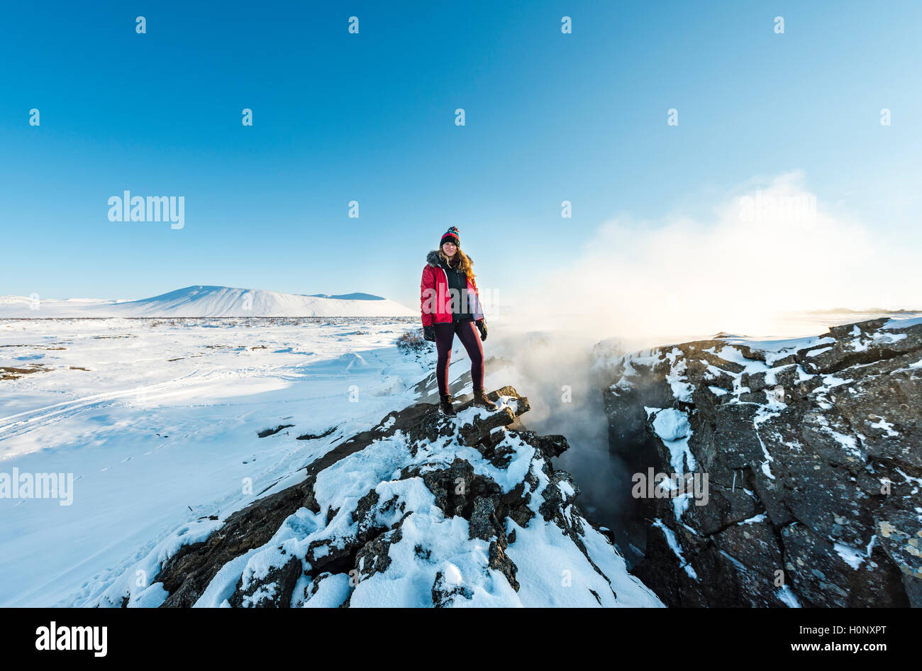 Nordamerikanische und eurasische tektonische platten -Fotos und ...