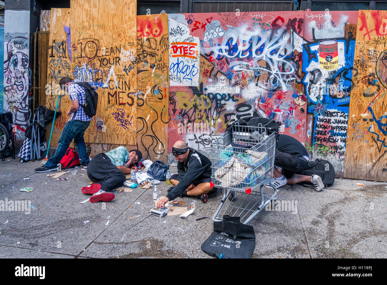 Poverty Vancouver Stockfotos & Poverty Vancouver Bilder - Alamy