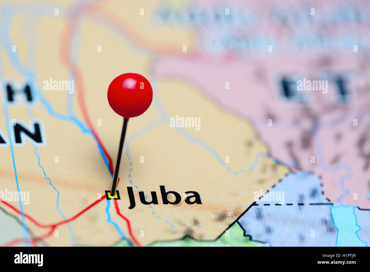 South sudan map -Fotos und -Bildmaterial in hoher Auflösung – Alamy