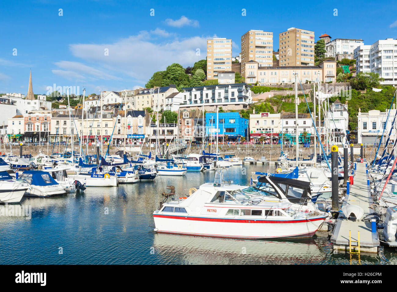 Torquay Marina England Stockfotos und -bilder Kaufen - Alamy