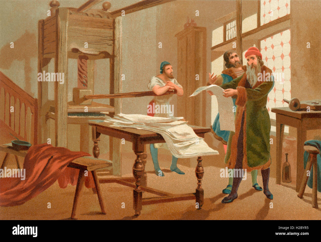 Johannes gutenberg printing press -Fotos und -Bildmaterial in hoher Auflösung – Alamy