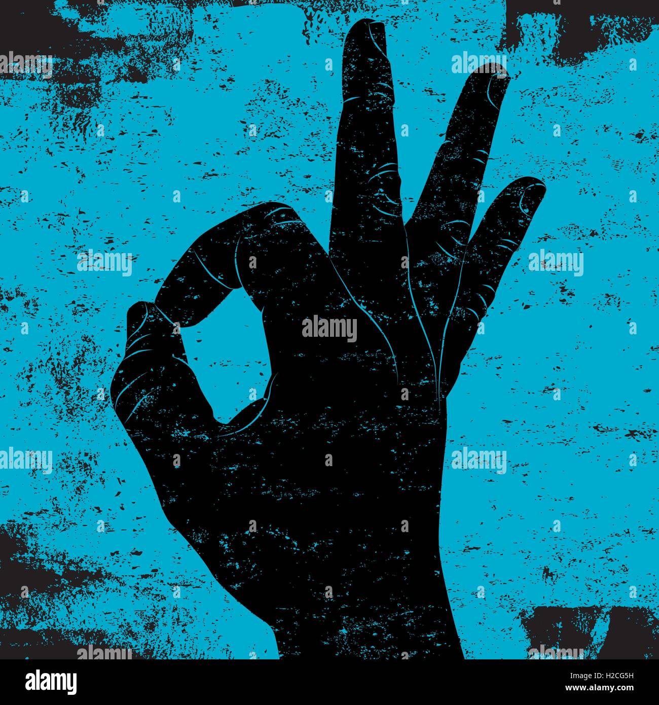 Non verbal communication sign language Stock-Vektorgrafiken kaufen - Alamy
