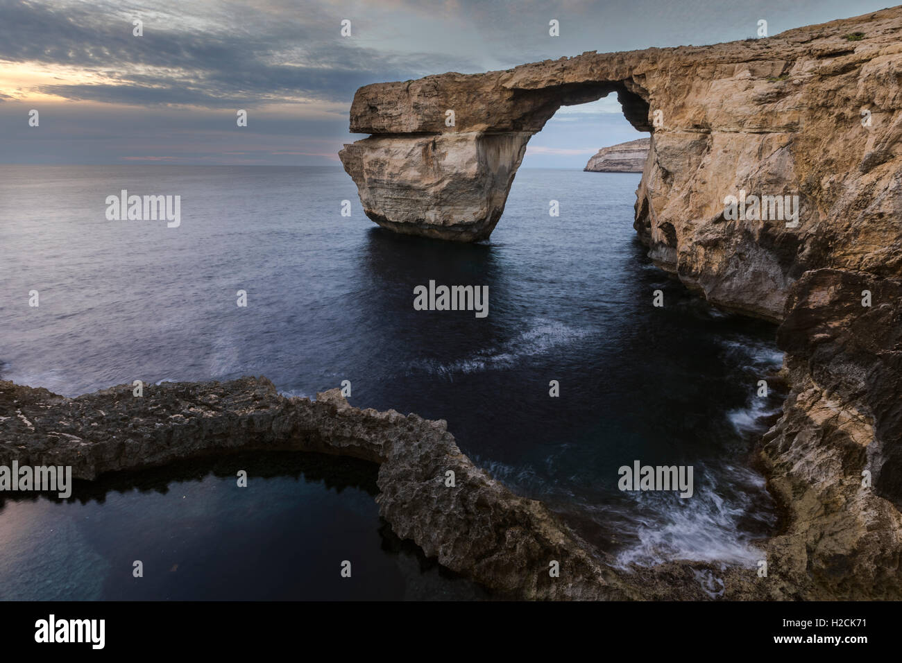 Azure Window Gozo, Malta Stockfotografie - Alamy