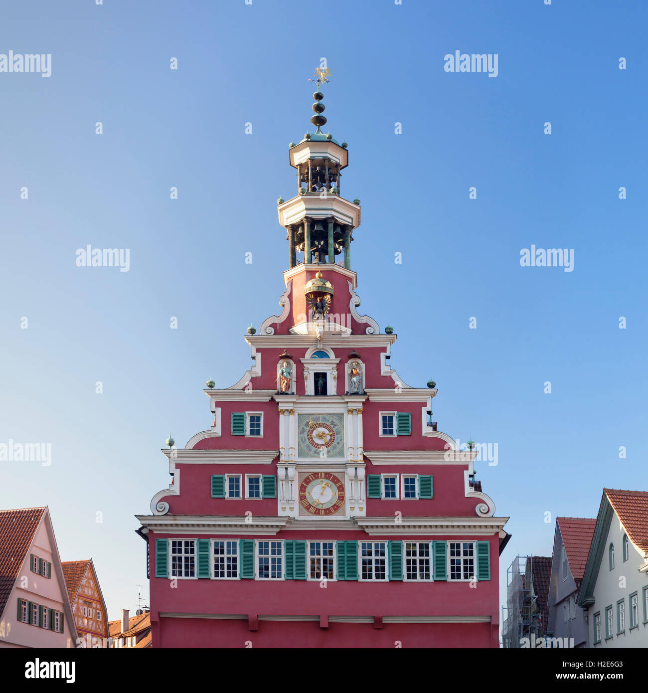 Altes Rathaus, Marktplatz, Esslingen am Neckar, Baden-Württemberg ...