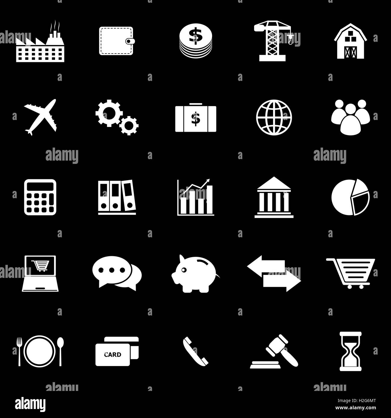 Wirtschaft symbole Stock-Vektorgrafiken kaufen - Alamy