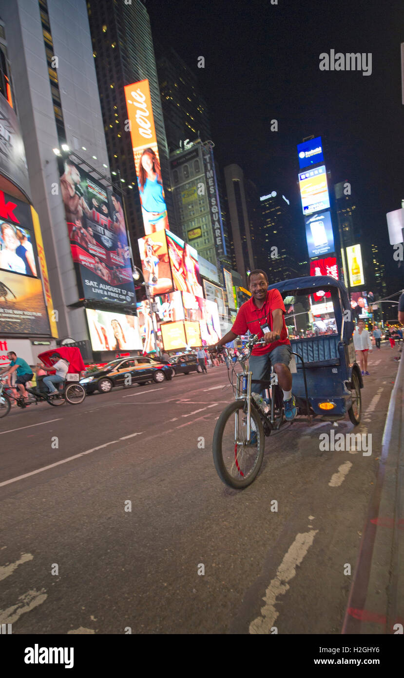 New York Rickshaw Stockfotos & New York Rickshaw Bilder - Alamy