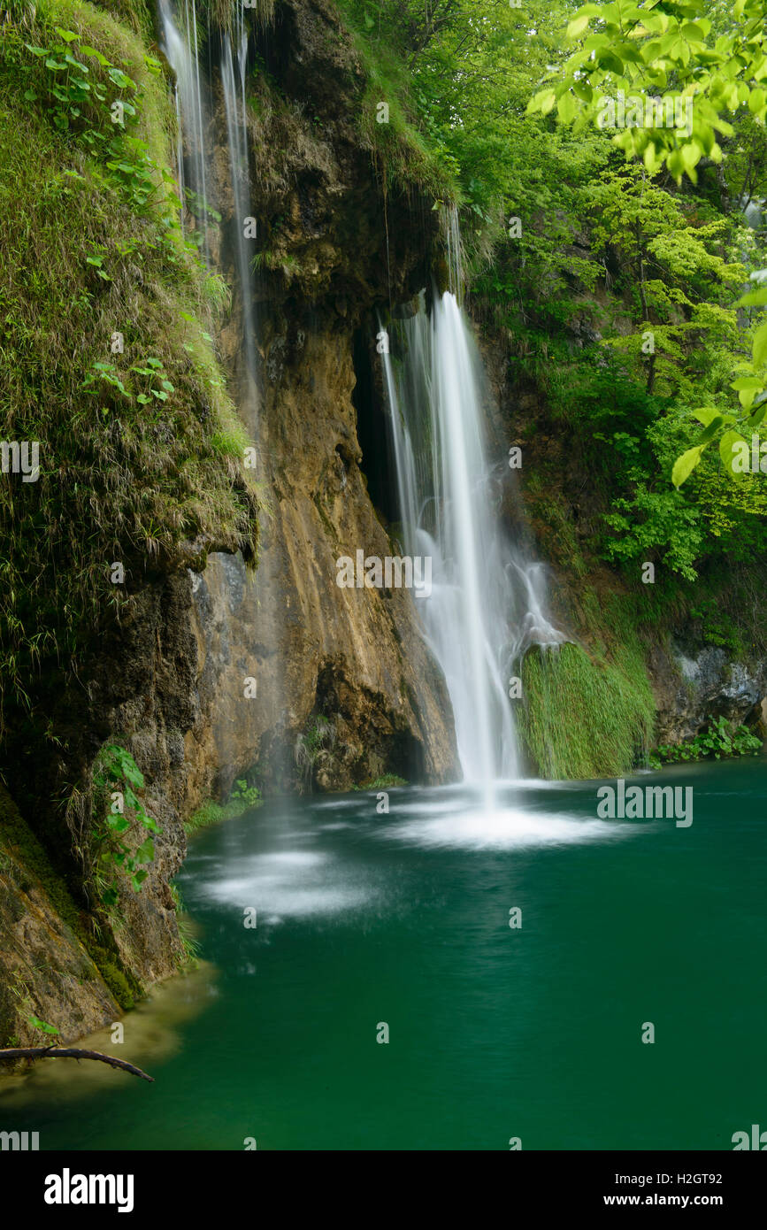 Wasserfall, Nationalpark Plitvicer Seen, Jezera, Lika-Senj County, Kroatien Stockfotografie - Alamy
