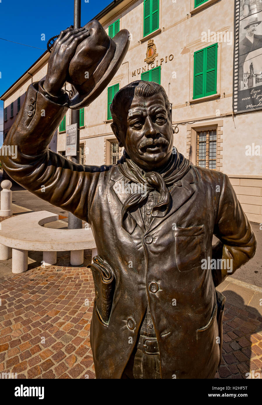 Italien-Emilia Romagna Brescello - das Land, das die Einstellung des ...