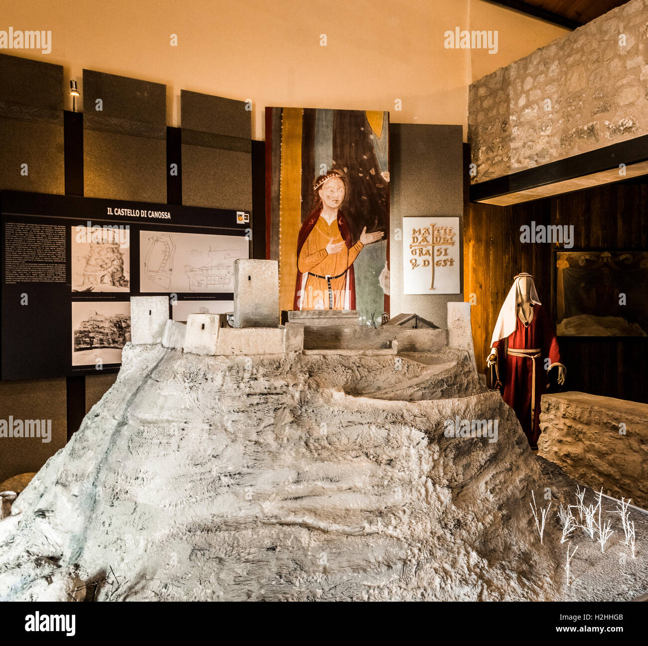 Italien-Emilia-Romagna-Reggio Emilia Matilde dI Canossa Standort ...