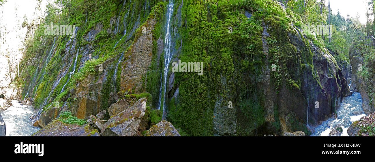 Berchtesgadener Nationalpark Wimbach Klamm Wimbahklamm Wasserfall ...