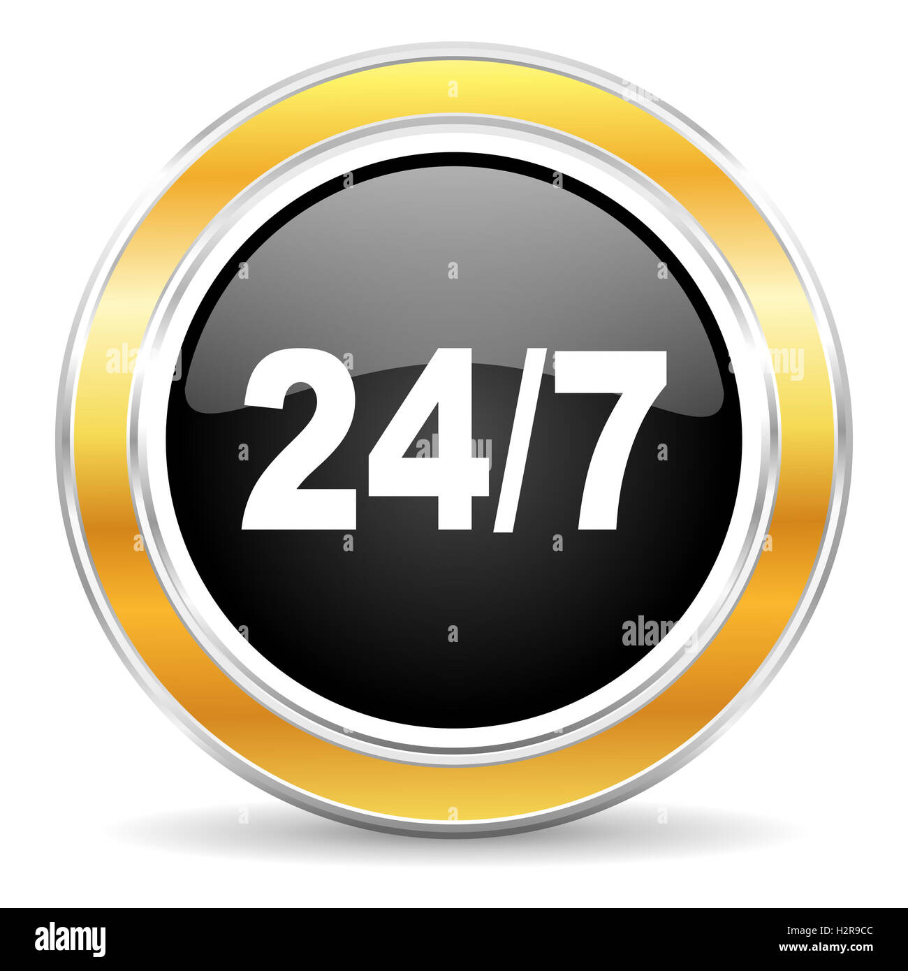 24 7 icon -Fotos und -Bildmaterial in hoher Auflösung – Alamy