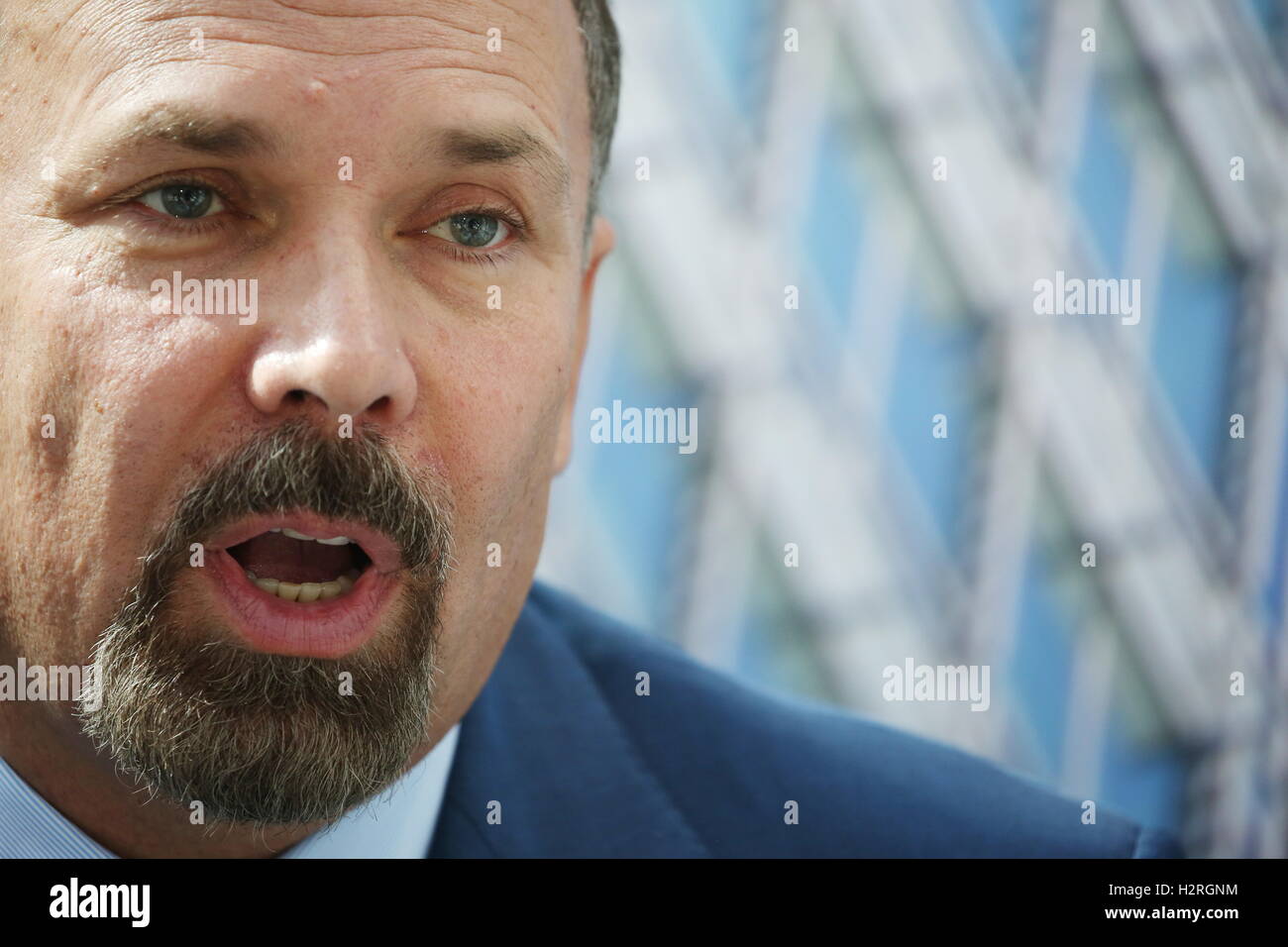 Sotschi, Russland - 1. Oktober 2016: Russlands Bau- und Wohnungswesen ...