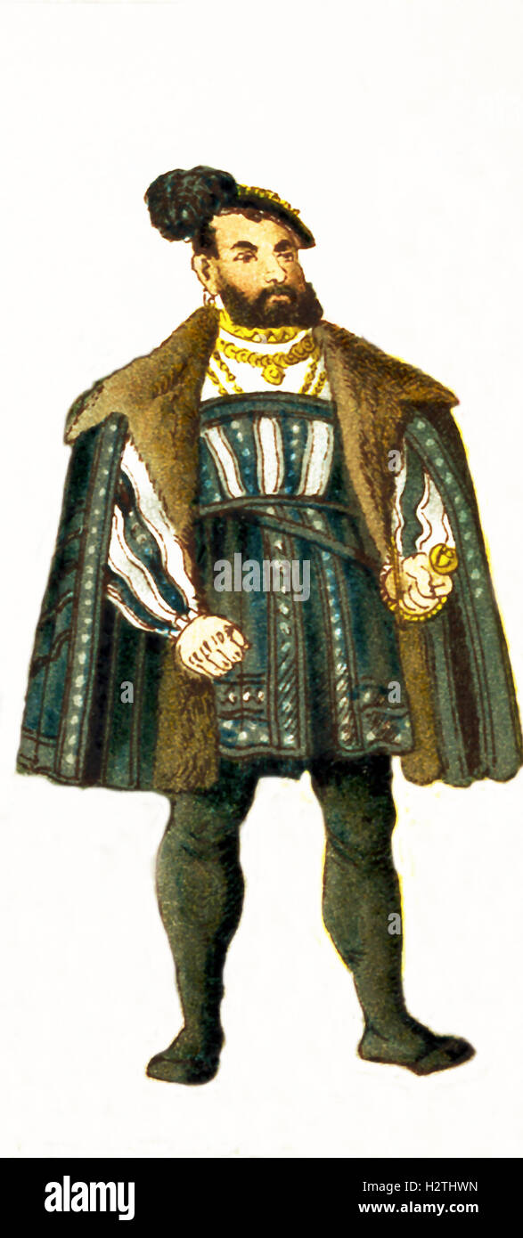 Die hier abgebildete Figur ist der Kurfürst John Frederick in den ...