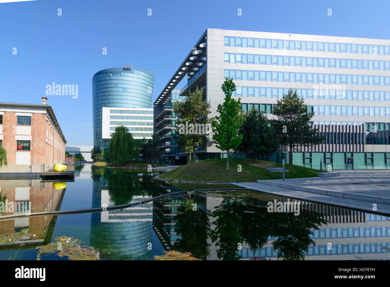 Wien, Wien: Büro- und Wohnquartier "Viertel Zwei", OMV-zentrale 02 ...