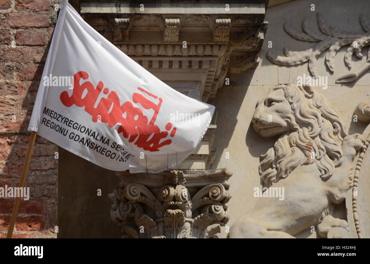 Logo polish trade union solidarnosc -Fotos und -Bildmaterial in hoher ...