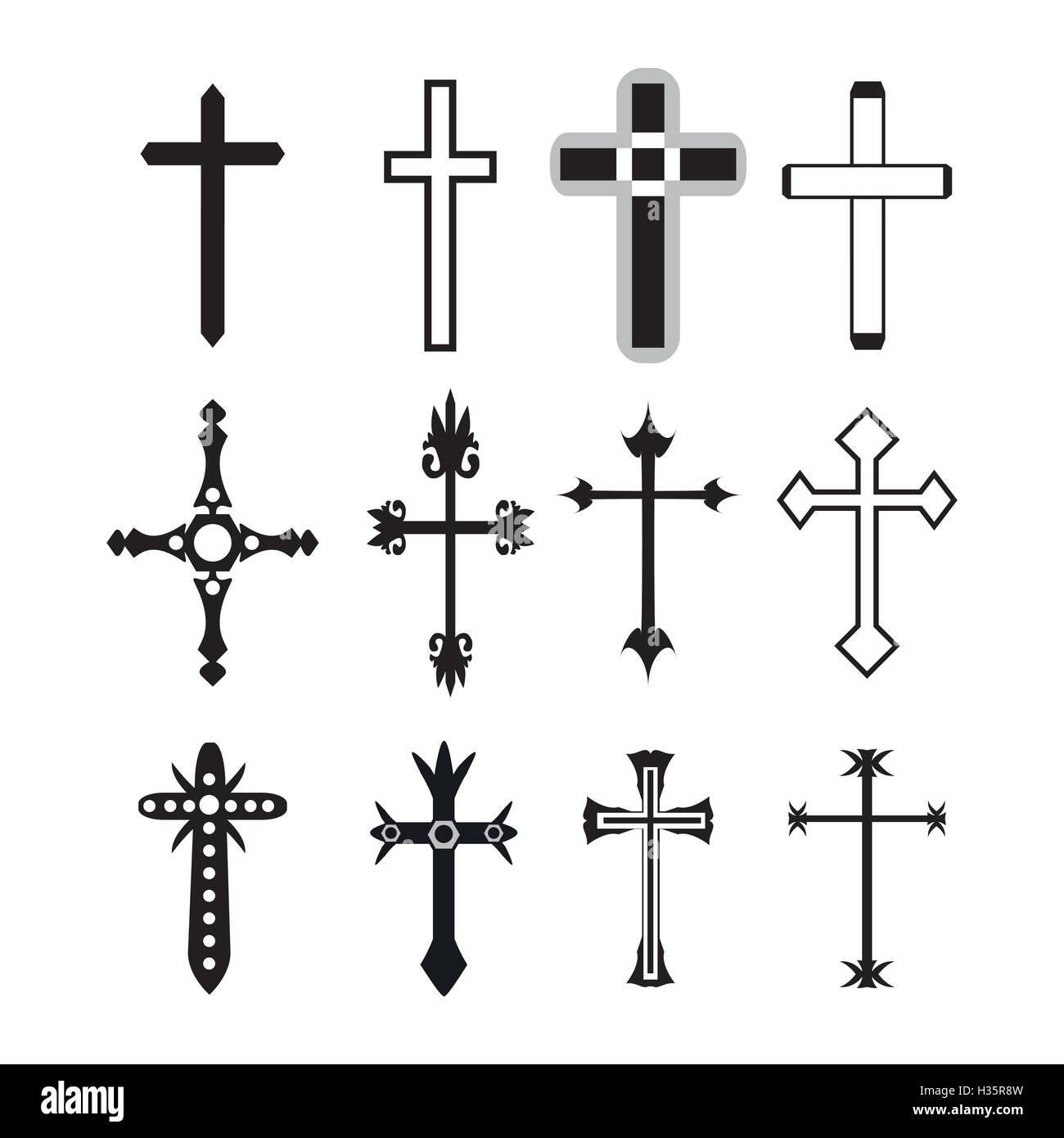 Symbole du christ Ausgeschnittene Stockfotos und -bilder - Alamy