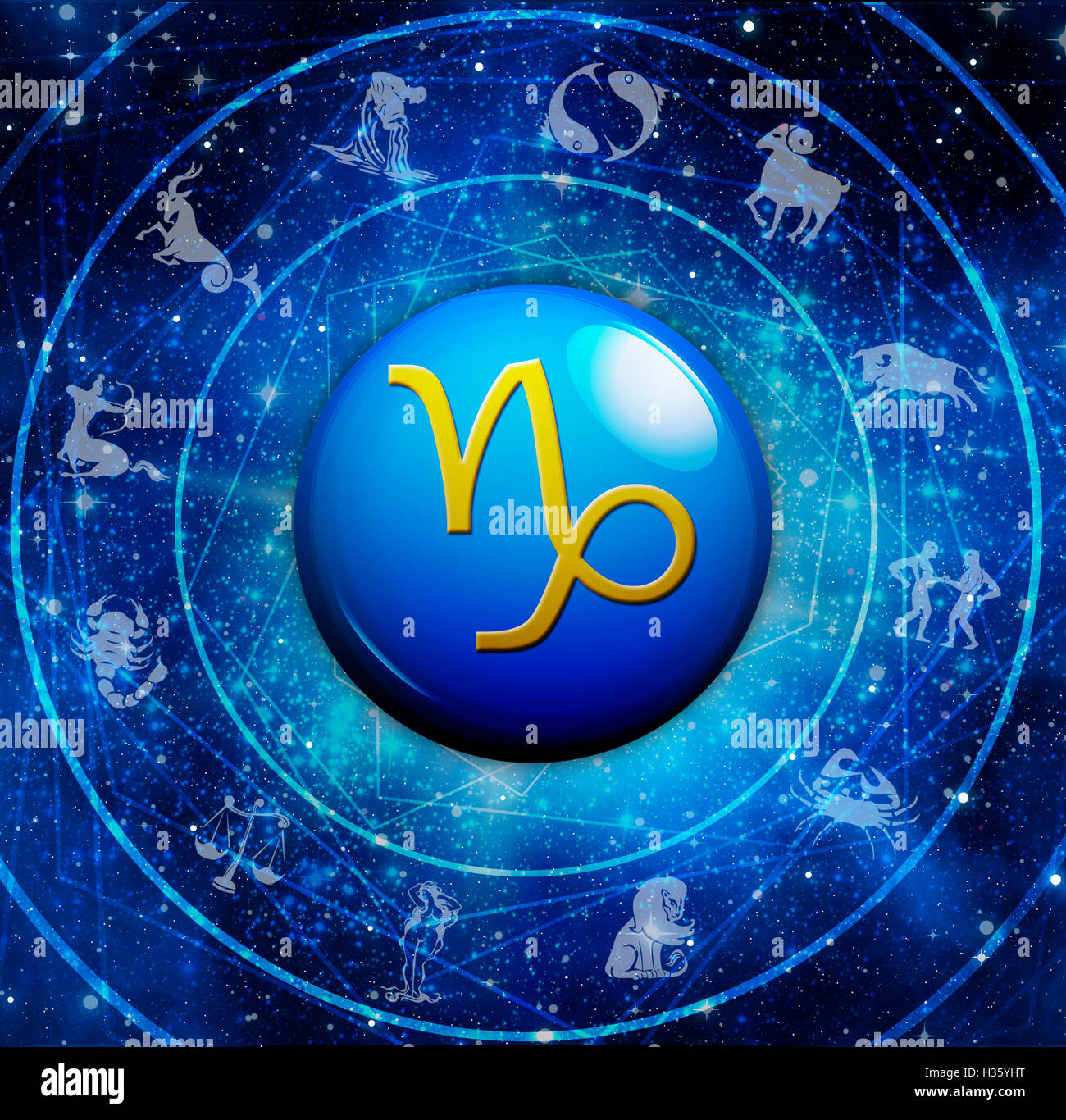 Steinbock symbol sternzeichen -Fotos und -Bildmaterial in hoher Auflösung – Alamy