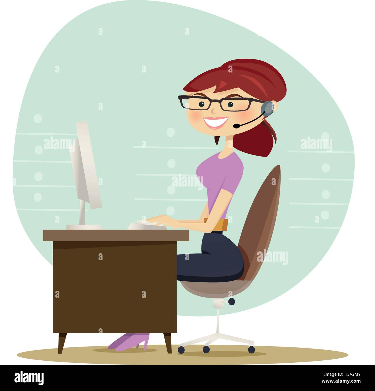 Nachdenkliches schreiben Stock-Vektorgrafiken kaufen - Alamy