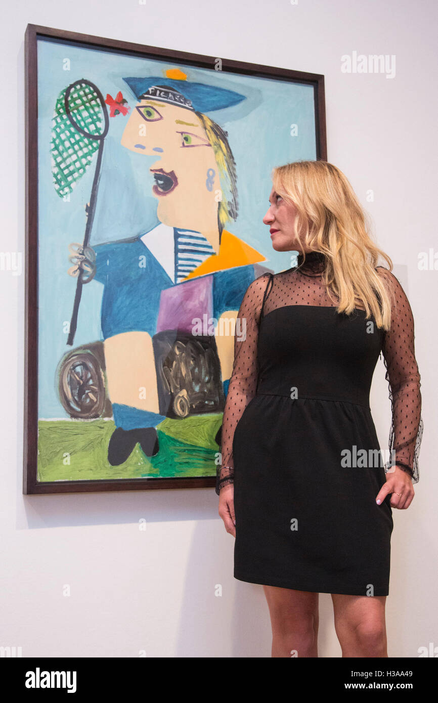 London, UK. 5. Oktober 2016. Pablo Picassos Enkelin Diana Widmaier ...