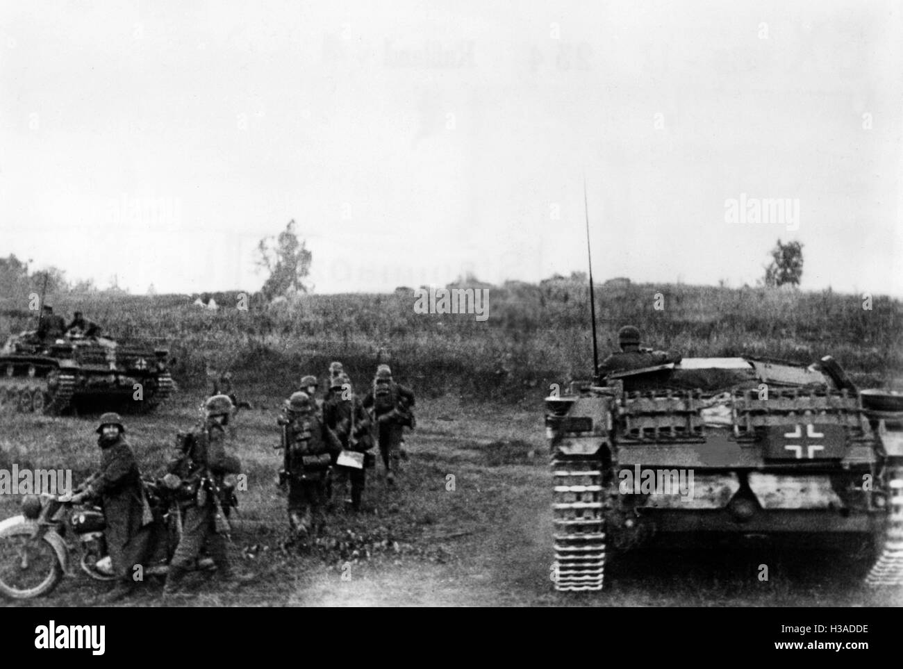 Sturmgeschuetz III der Wehrmacht an der Ostfront, 1941 Stockfotografie ...
