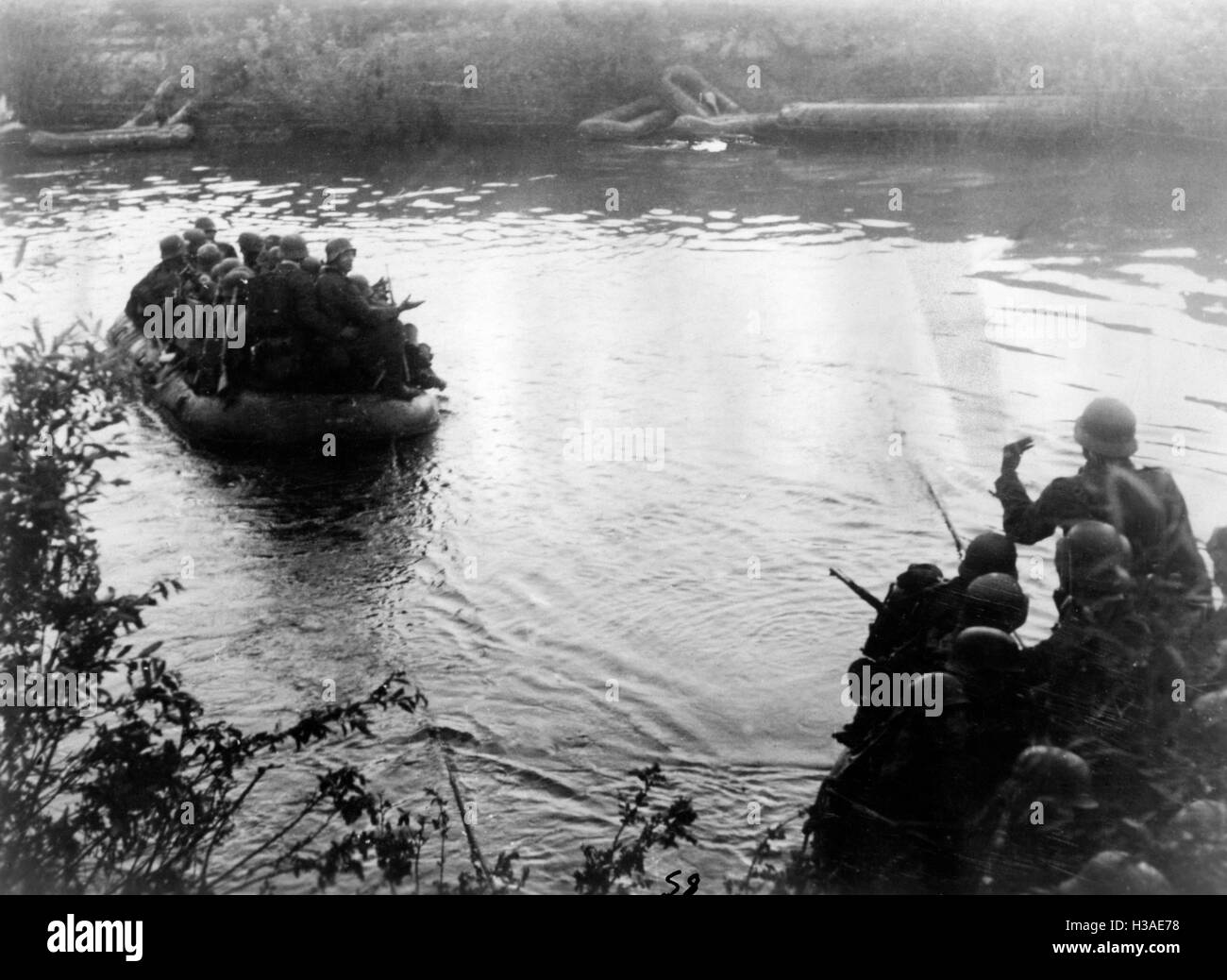 Deutsche Pioniere zu Jahresbeginn den Russlandfeldzug 1941 ...
