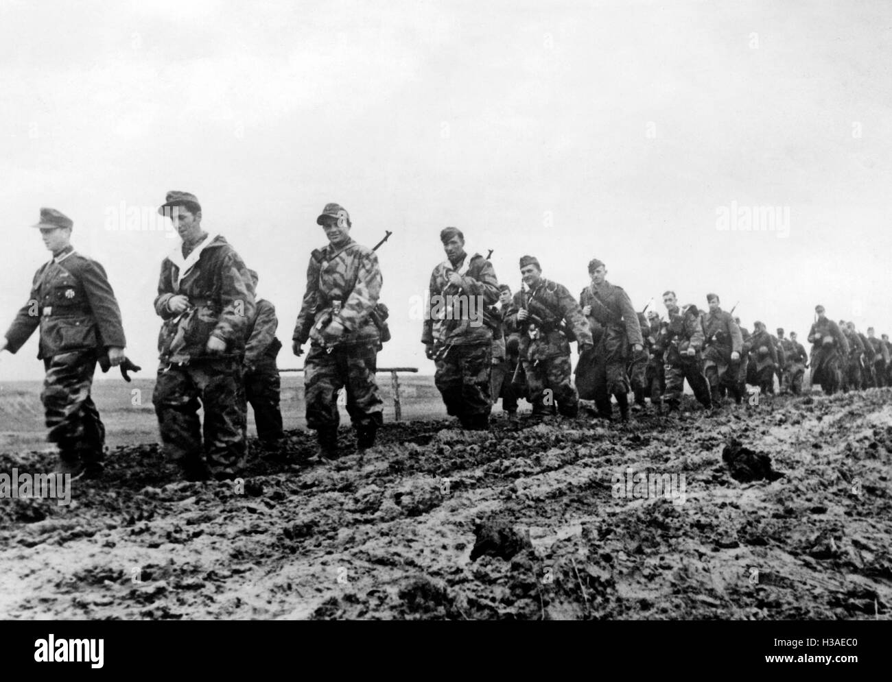 Deutsche Infanterie an der Ostfront, 1944 Stockfotografie - Alamy