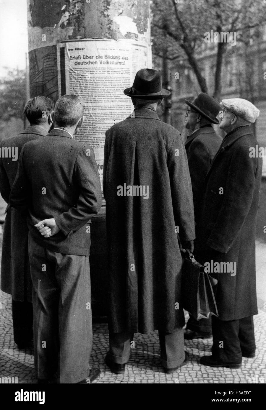 Volkssturm ww2 berlin nazi deutschland weltkrieg ii Schwarzweiß ...