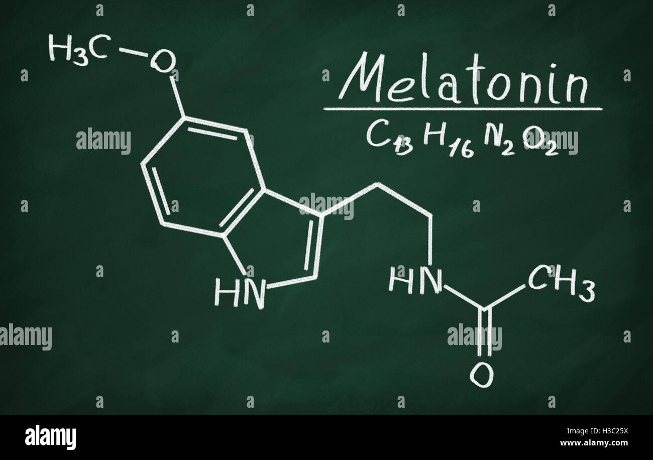 Melatonin formel -Fotos und -Bildmaterial in hoher Auflösung – Alamy