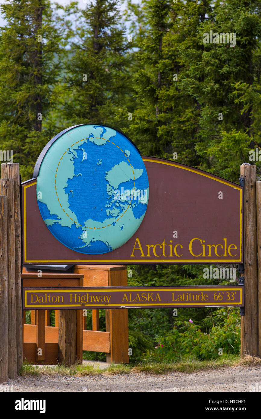 Alaska highway sign -Fotos und -Bildmaterial in hoher Auflösung – Alamy