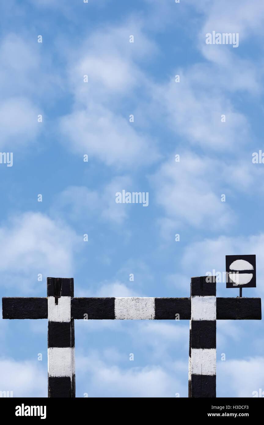 Retro Bahnbeschilderung Stockfotos und -bilder Kaufen - Alamy