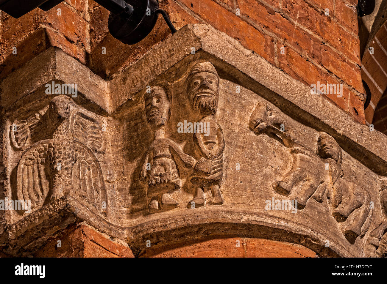 Emilia-Romagna, Francigena Weg. Vicofertile, Kirche San Geminiano ...