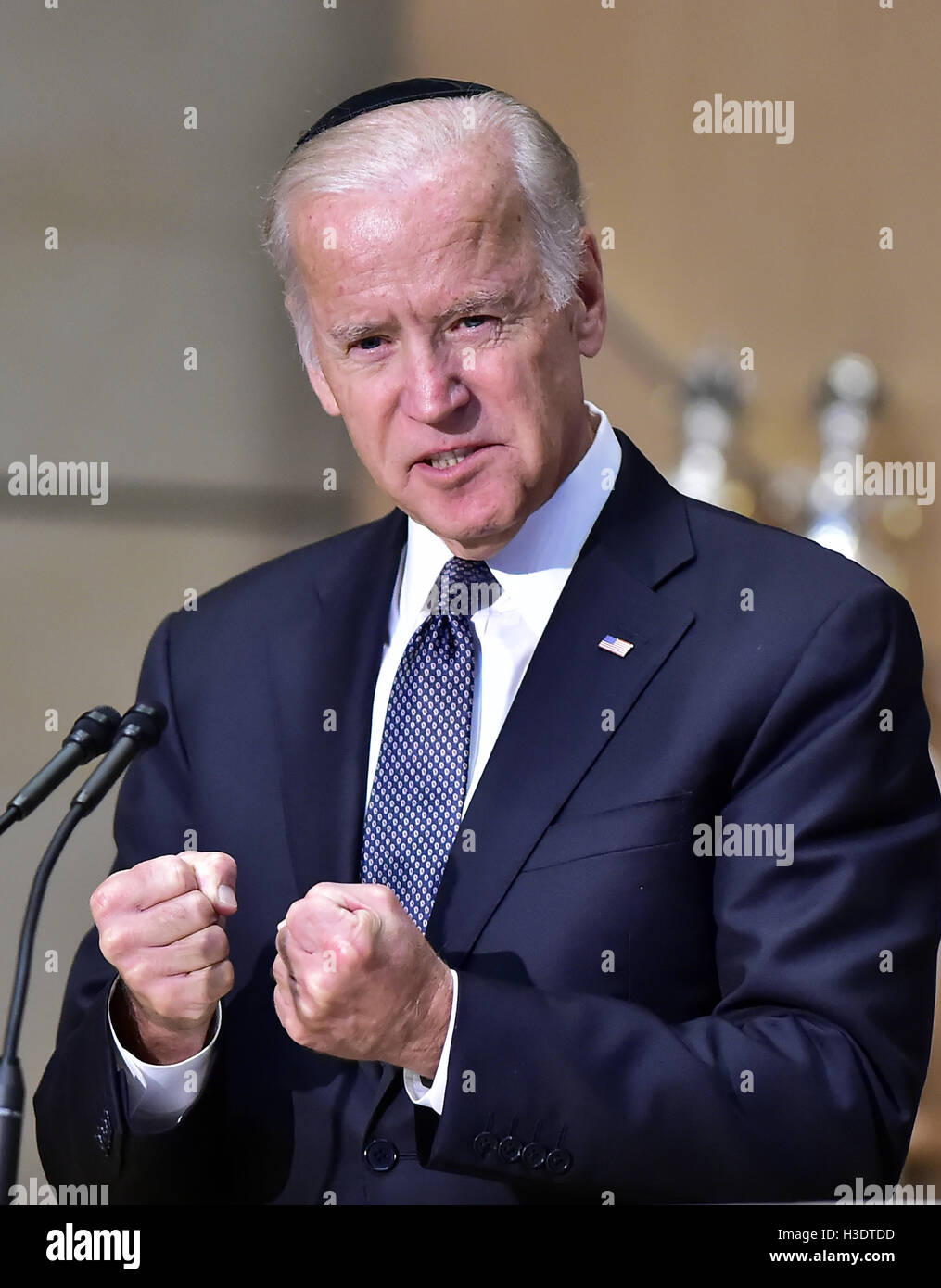 US-Vize-Präsident Joe Biden macht Bemerkungen bei der offiziellen ...