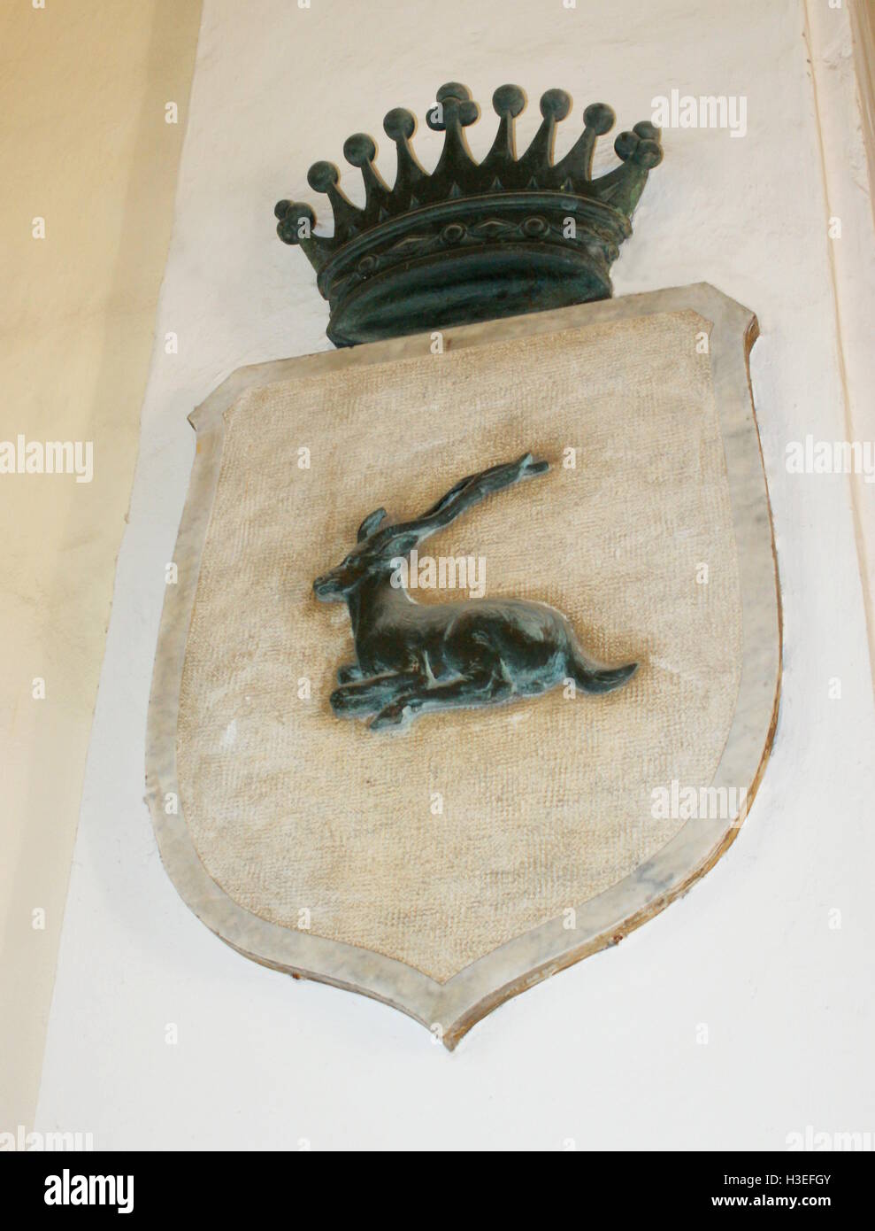 Wappen. Italien, Emilia Romagna, Cervia Stockfotografie - Alamy