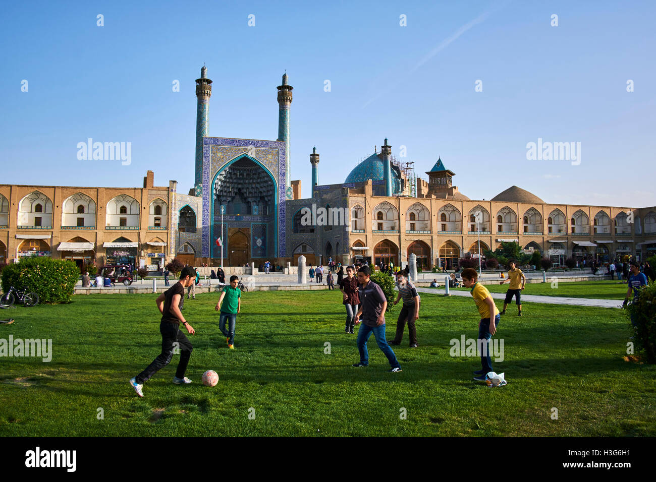 Iran, Isfahan, Imam-Platz, Jameh Moschee oder Freitag Moschee ...