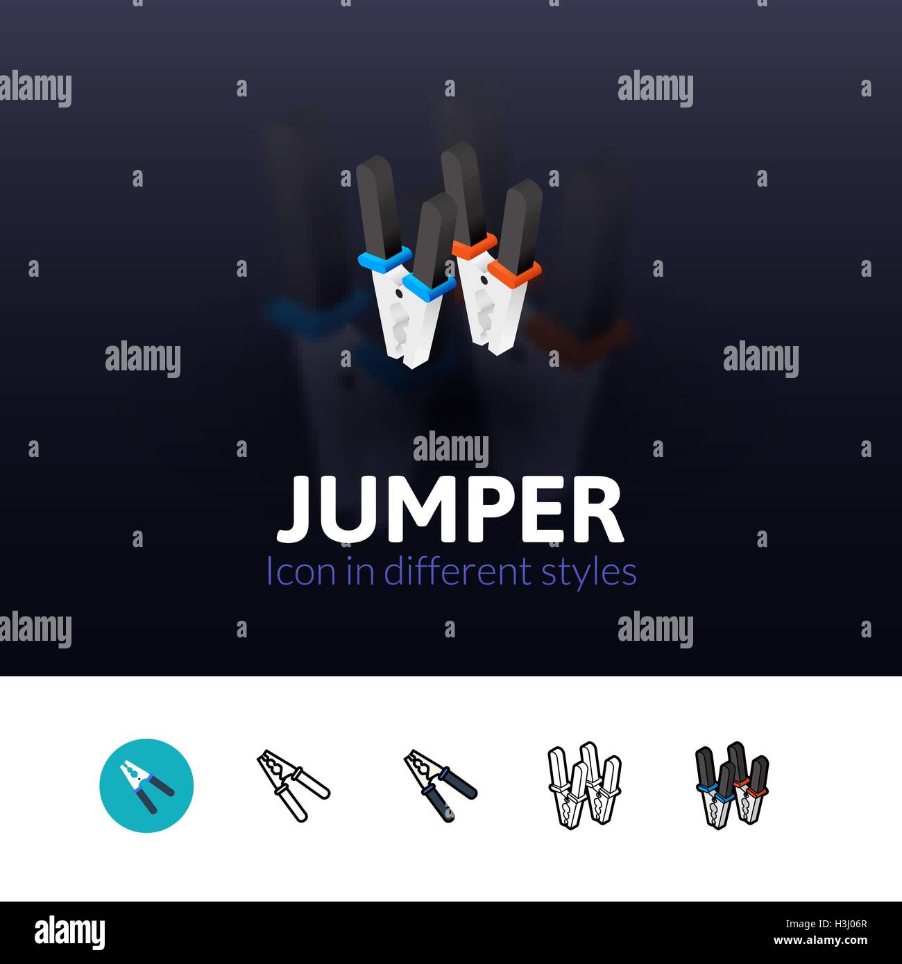 Jump start car Stock-Vektorgrafiken kaufen - Alamy