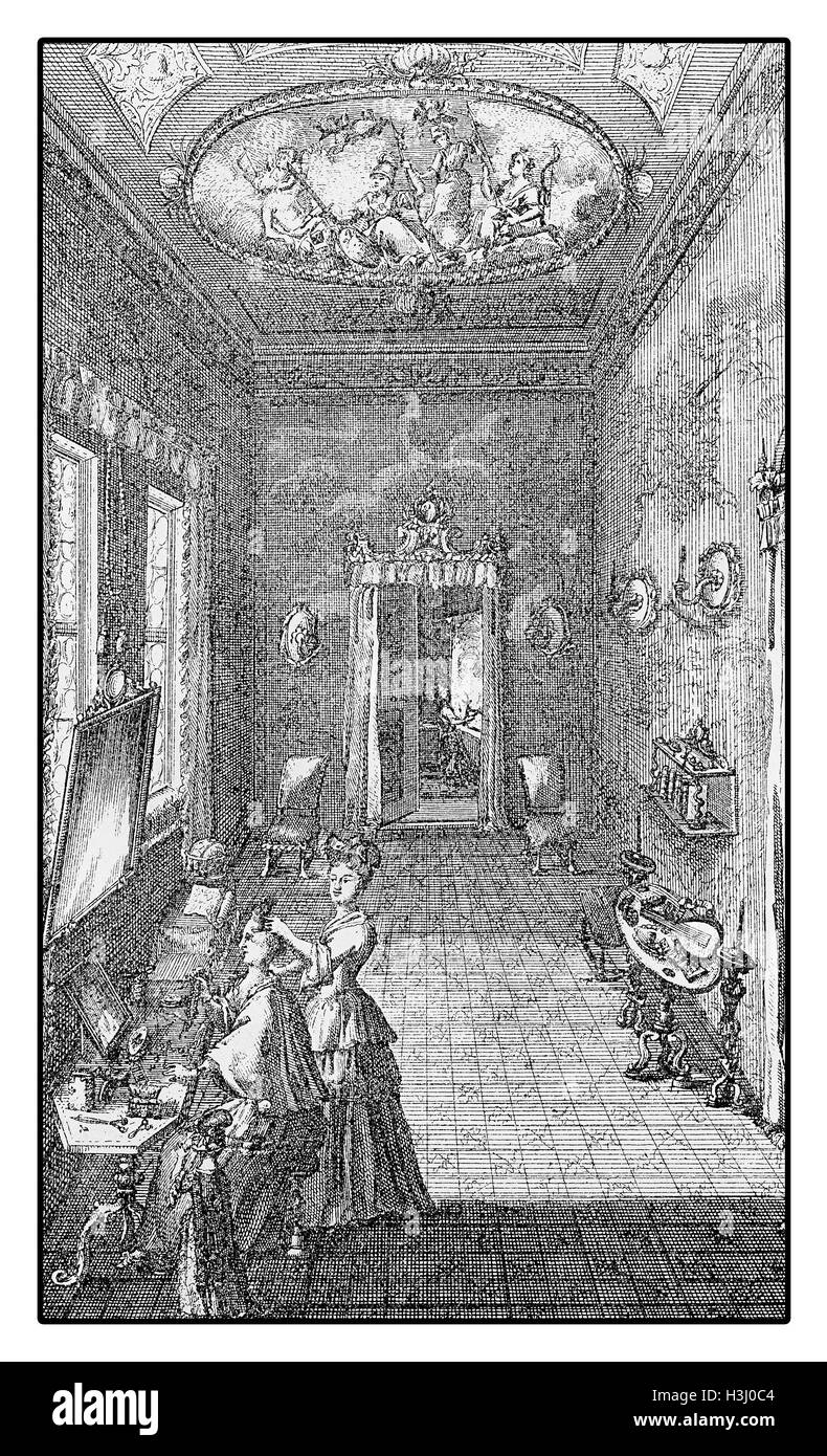 Alte frau diener Schwarzweiß-Stockfotos und -bilder - Alamy