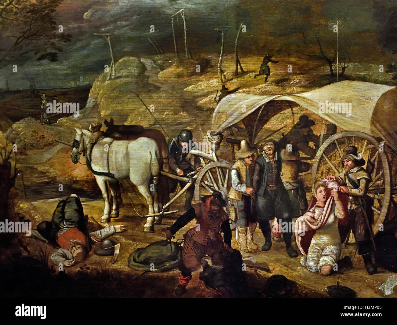 Marodierenden Soldaten von Sebastian Vranex 1573 - 1647 (Sebastiaen ...