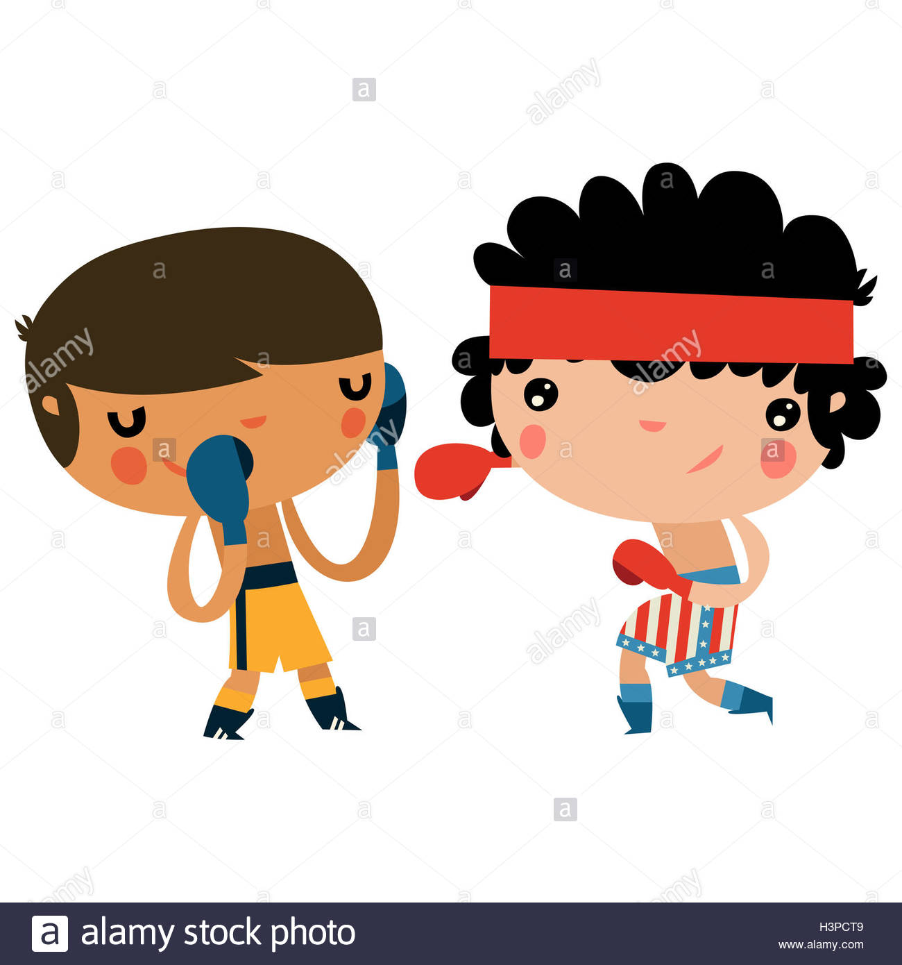 Boxer Fighter Cartoon Stockfotos und -bilder Kaufen - Seite 3 - Alamy