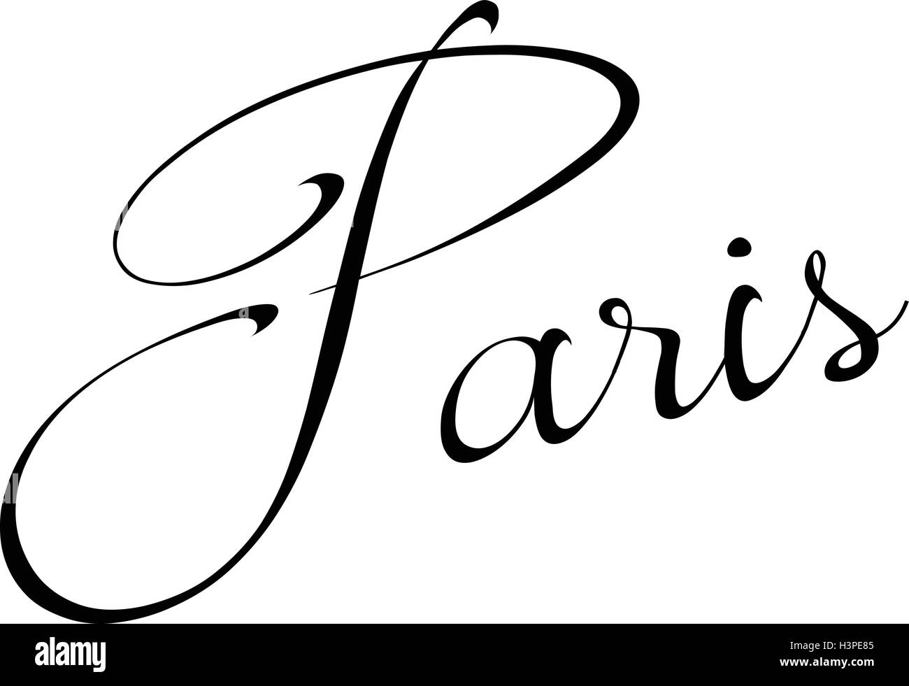 Zeichen von paris Schwarzweiß-Stockfotos und -bilder - Alamy